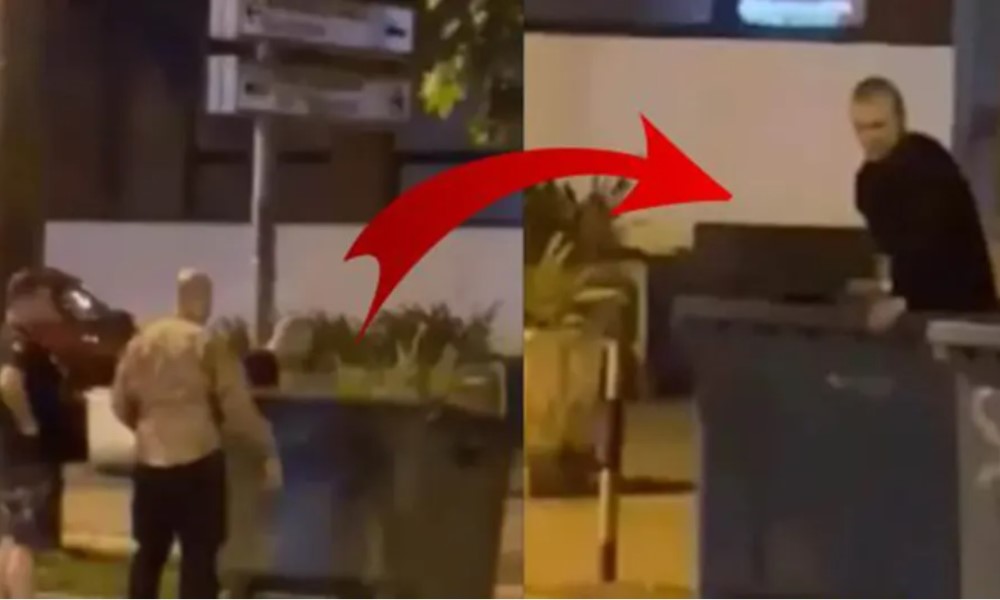 BIO BAHAT, PA ZAVRŠIO U KONTEJNERU: Snimak zapalio društvene mreže, pljušte pohvale za momke ...