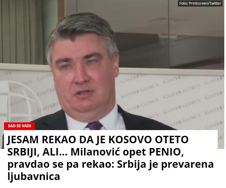 UDARNA VIJEST- "Srbenda Zoki" objasnio: I, neće nam se svidjeti ...